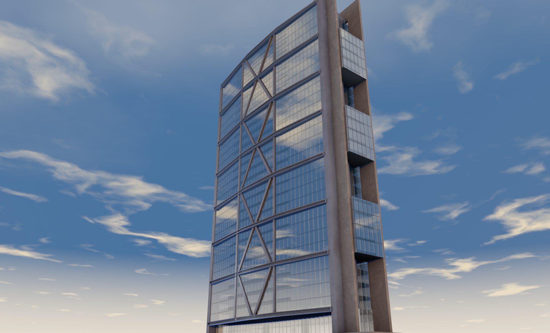 Skyscraper 3D Model - TurboSquid 1232217