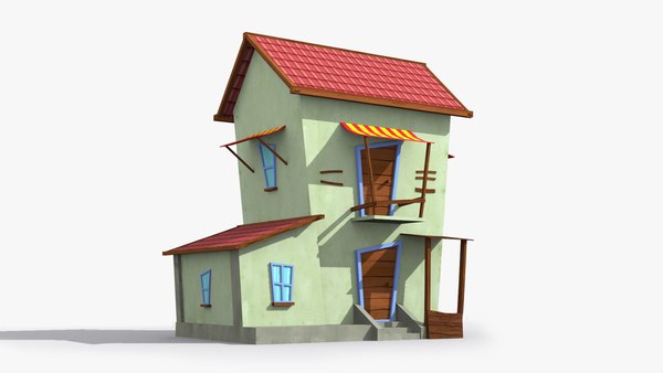 modelo 3d Casa de dibujos animados h - TurboSquid 1697034