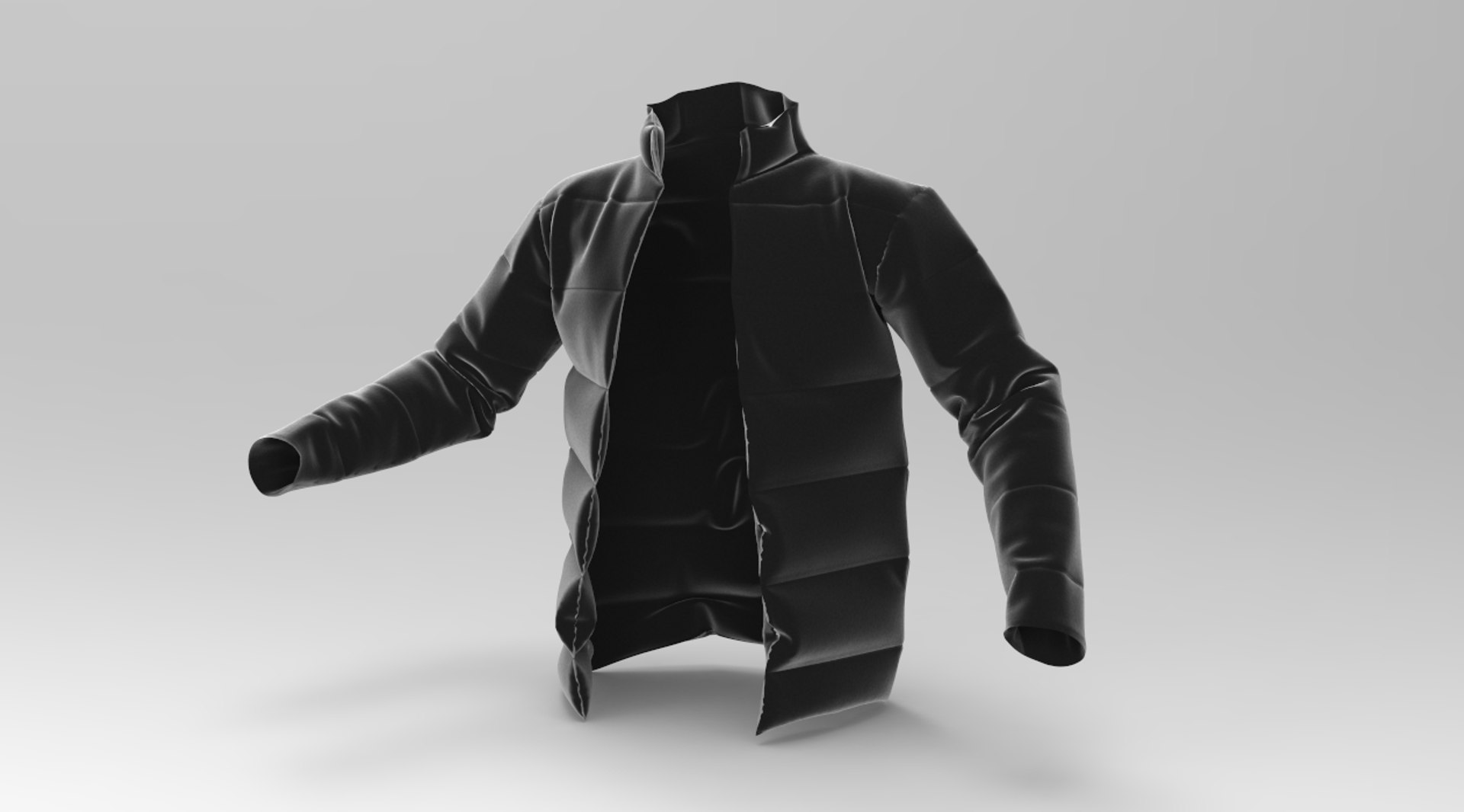 3D Model Puffy Jacket - TurboSquid 1660517