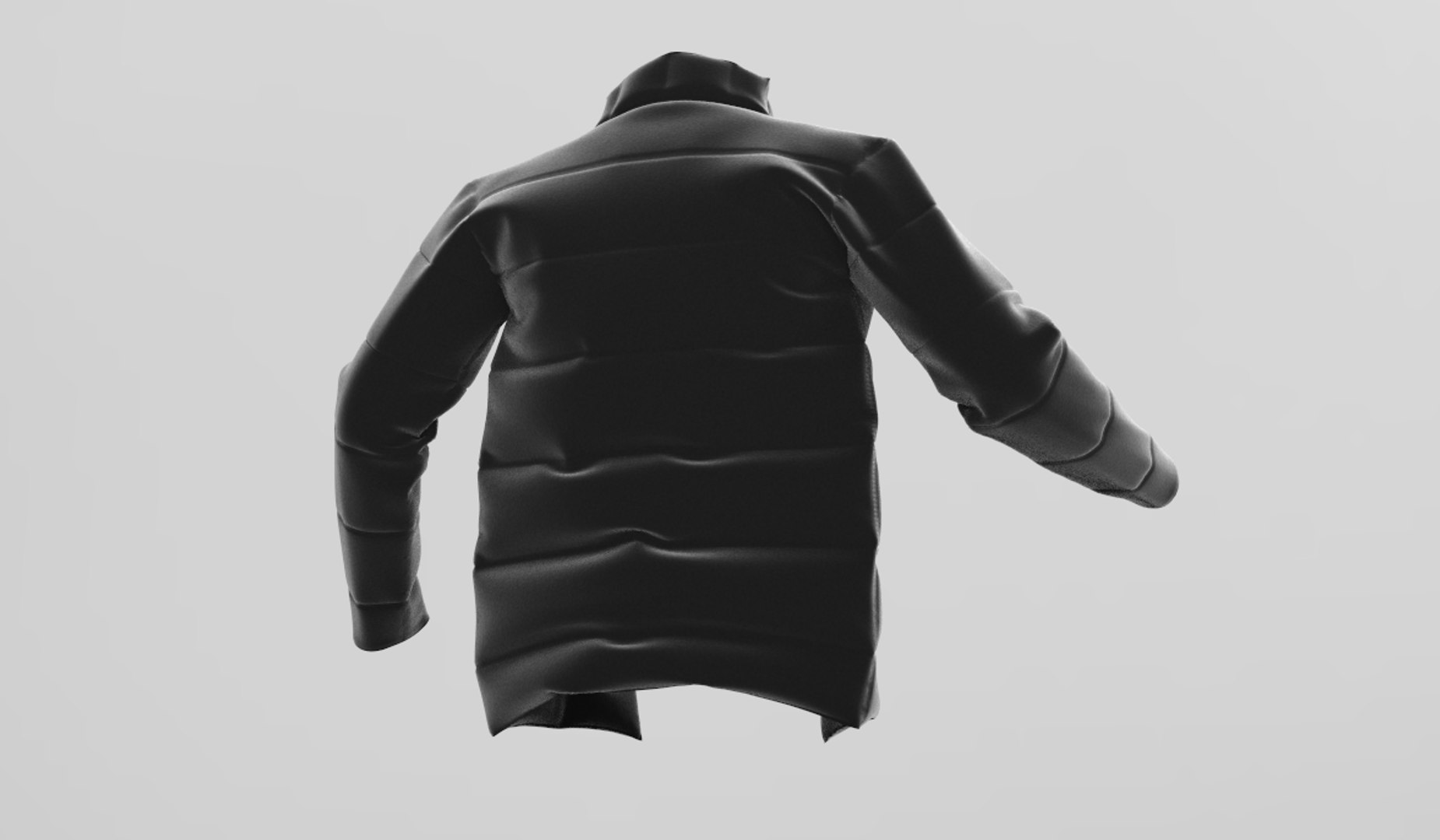 3D Model Puffy Jacket - TurboSquid 1660517