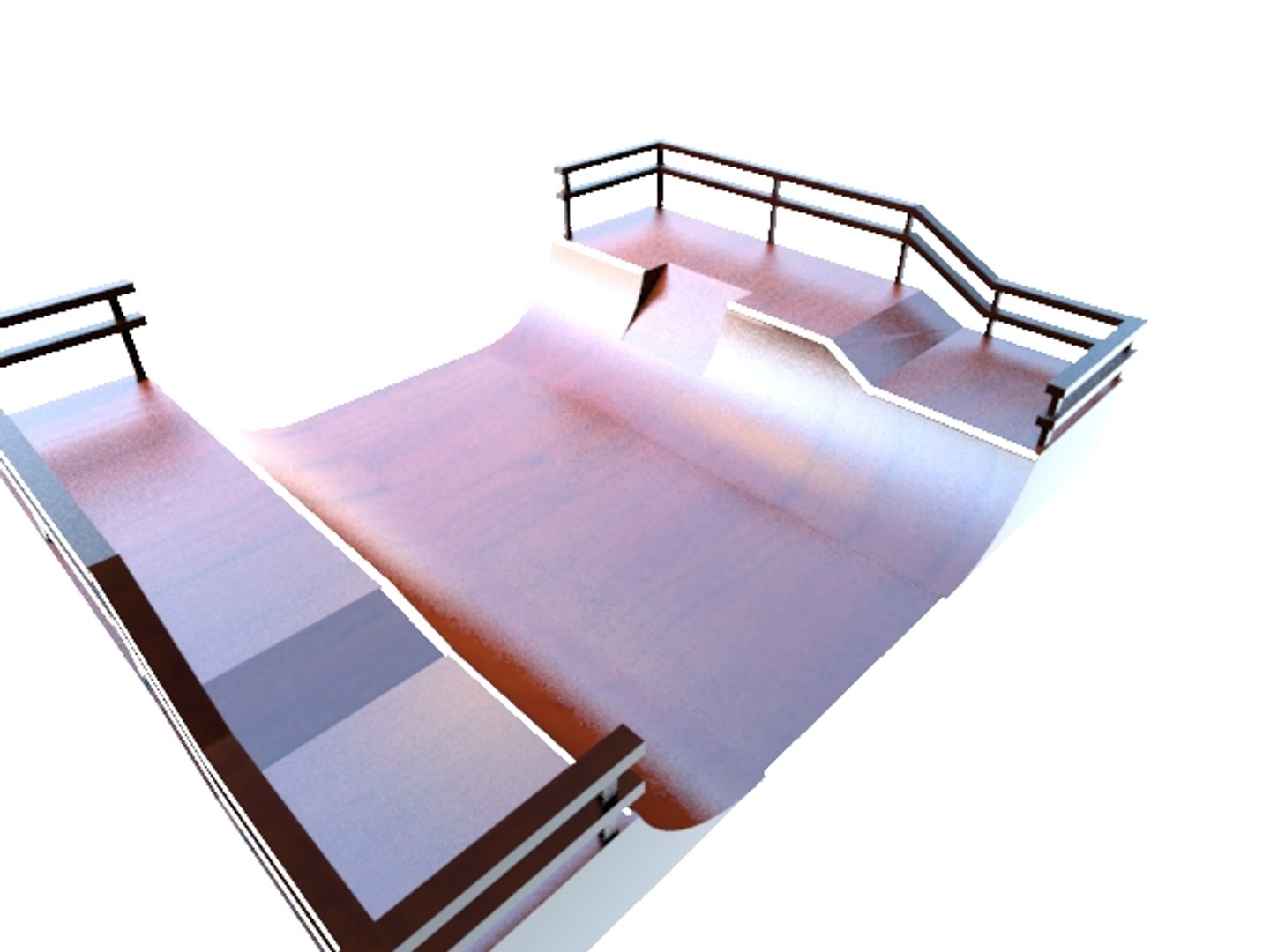 3d Bmx Park Ramp
