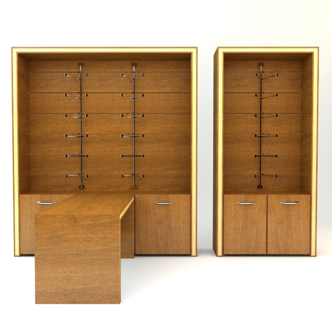 display desk 3d model