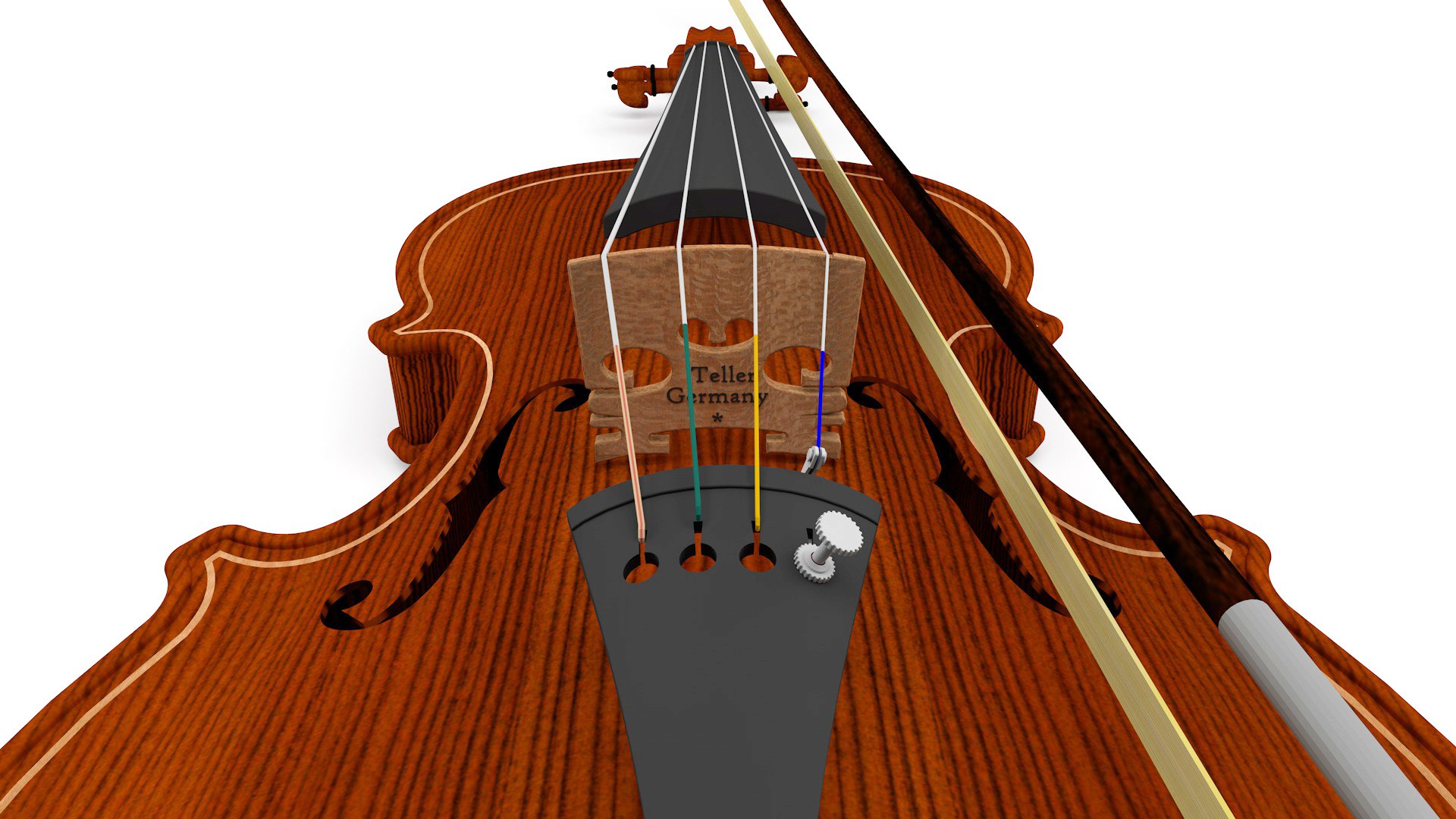 Violin 3D Model - TurboSquid 1971701