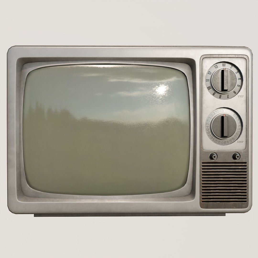 3D Vintage TV Model - TurboSquid 2084527