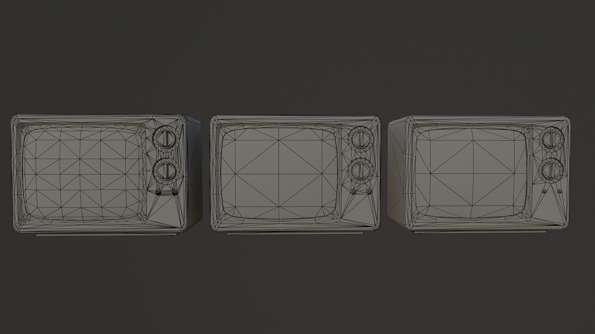 3D Vintage TV Model - TurboSquid 2084527