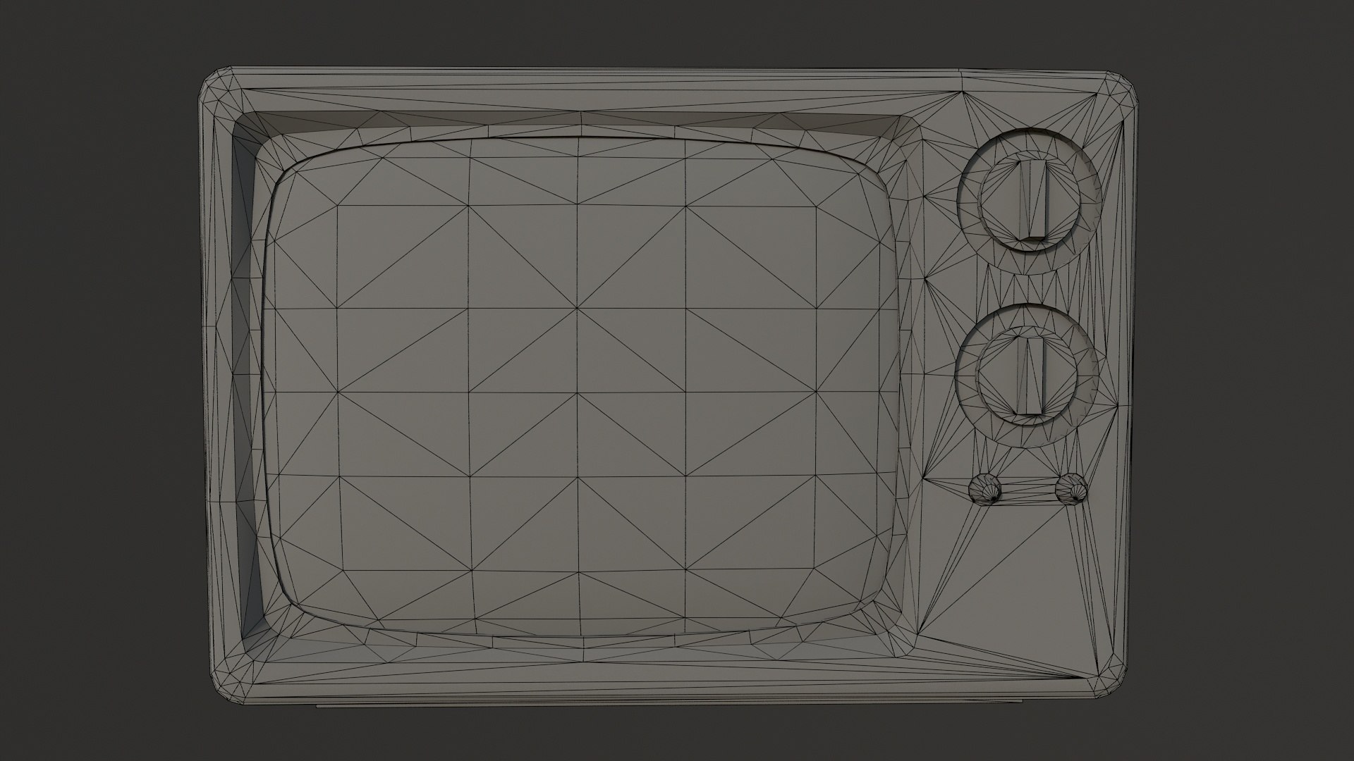 3D Vintage TV Model - TurboSquid 2084527