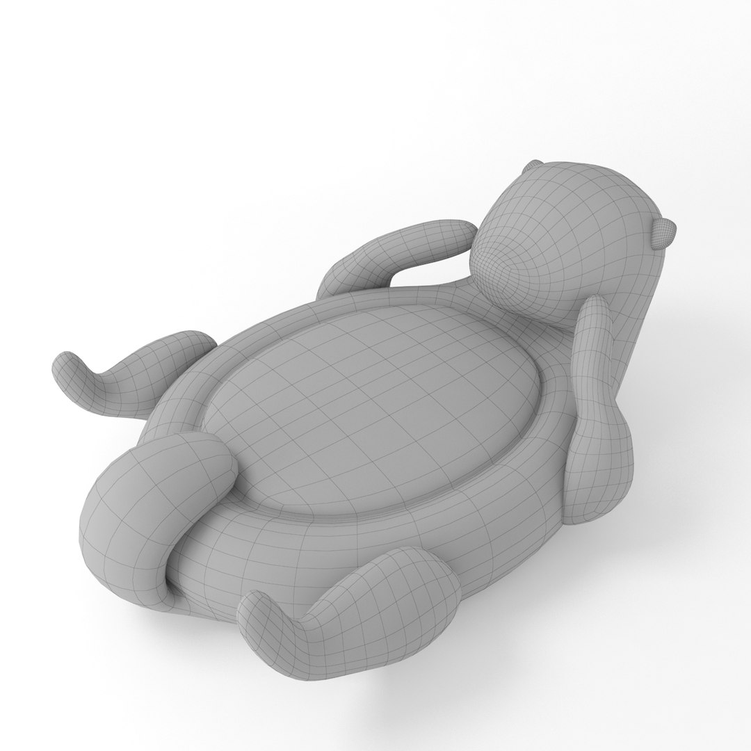 3D Inflatable Otter - TurboSquid 1301669