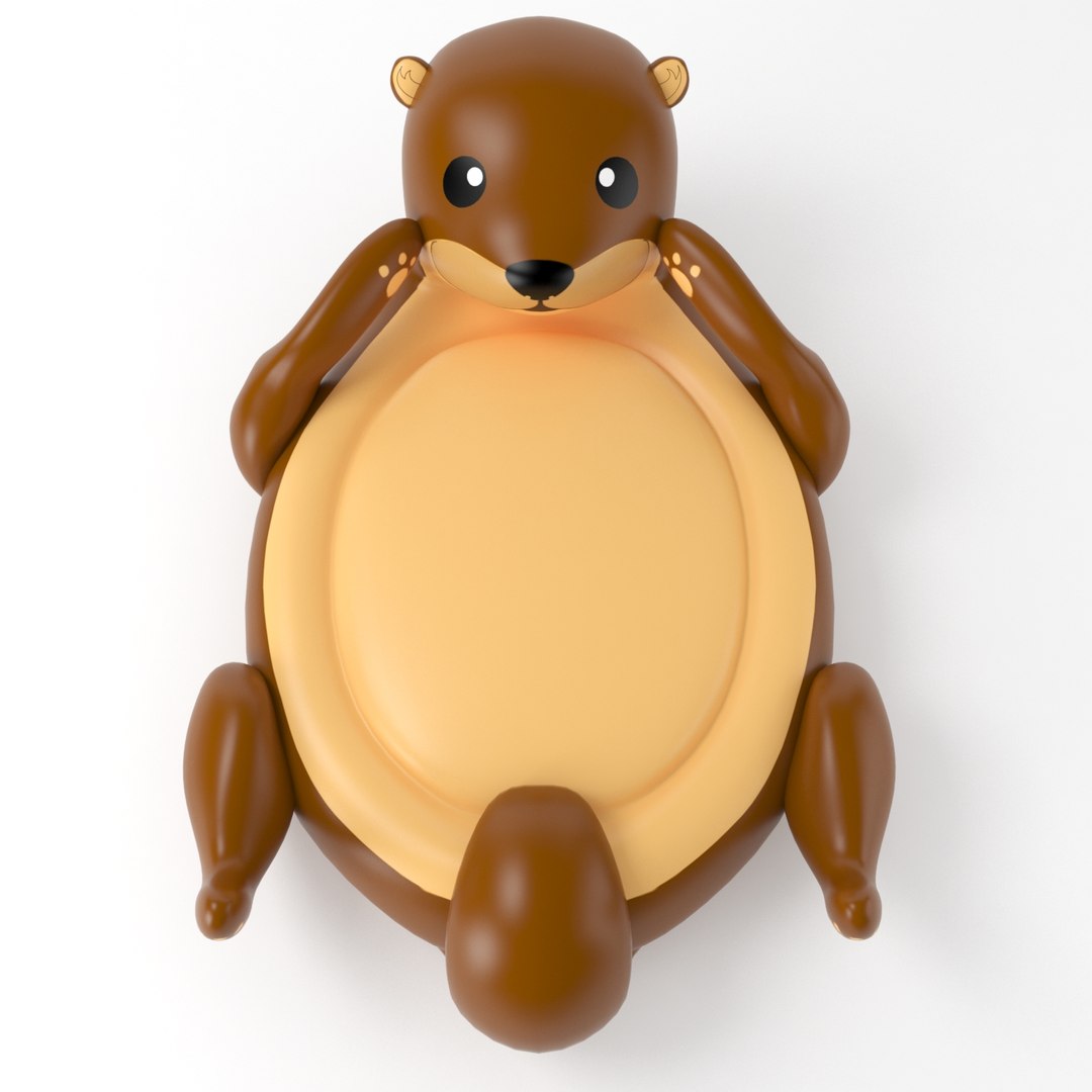 3D Inflatable Otter - TurboSquid 1301669