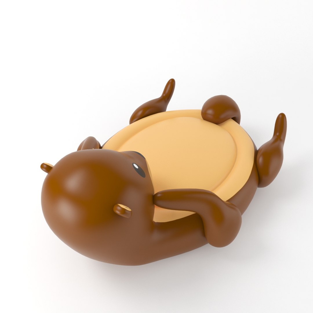 3D Inflatable Otter - TurboSquid 1301669