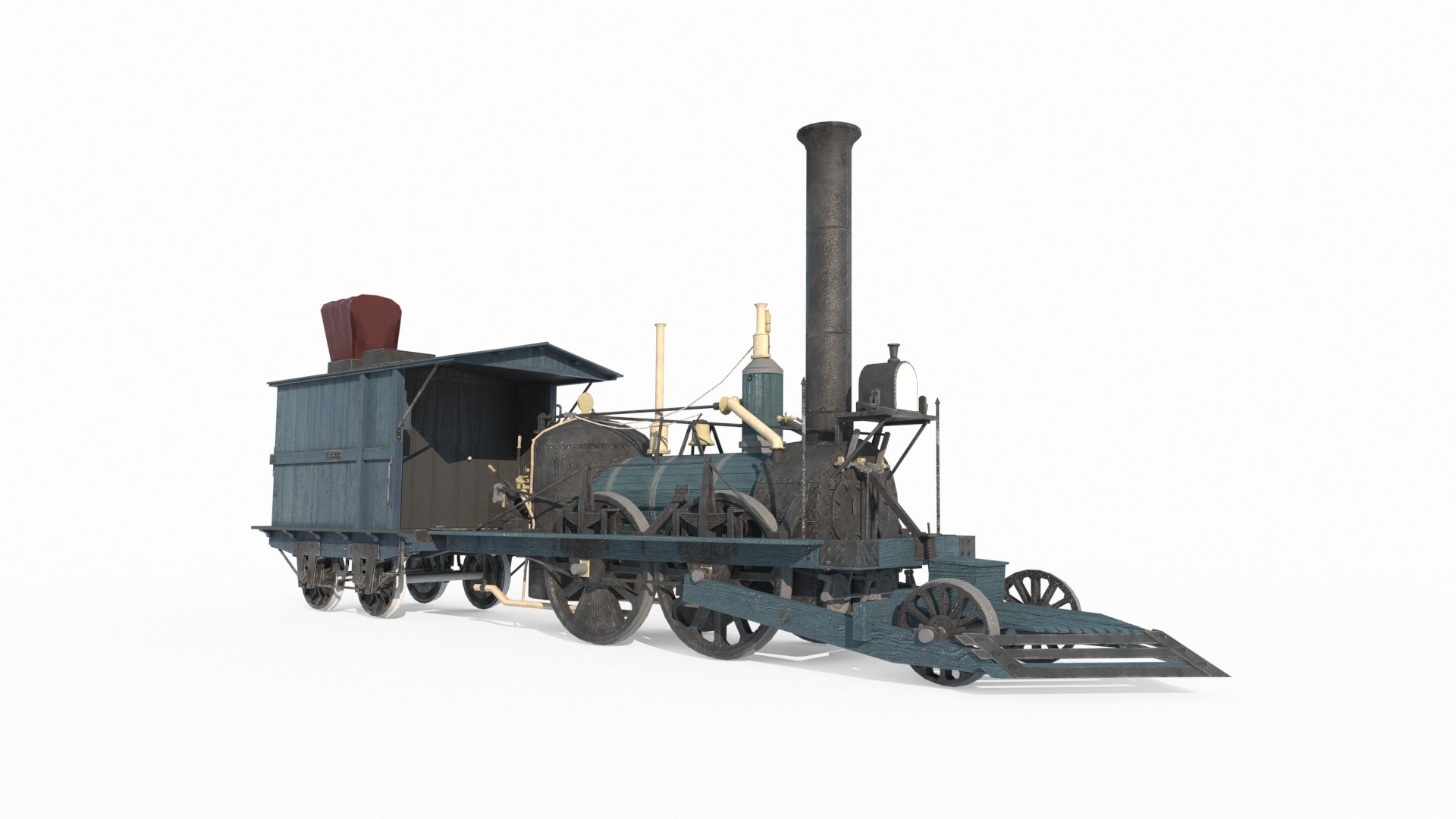 3D Model Old Train Carrier - TurboSquid 2329181
