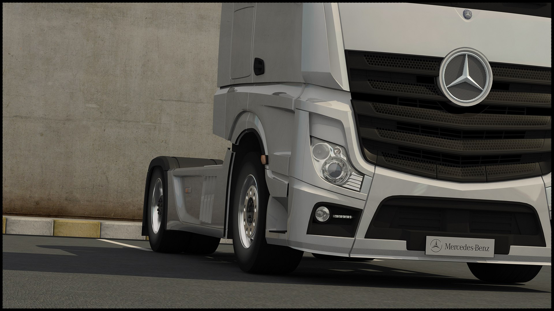 Mercedes Actros Gigaspace 3d Model