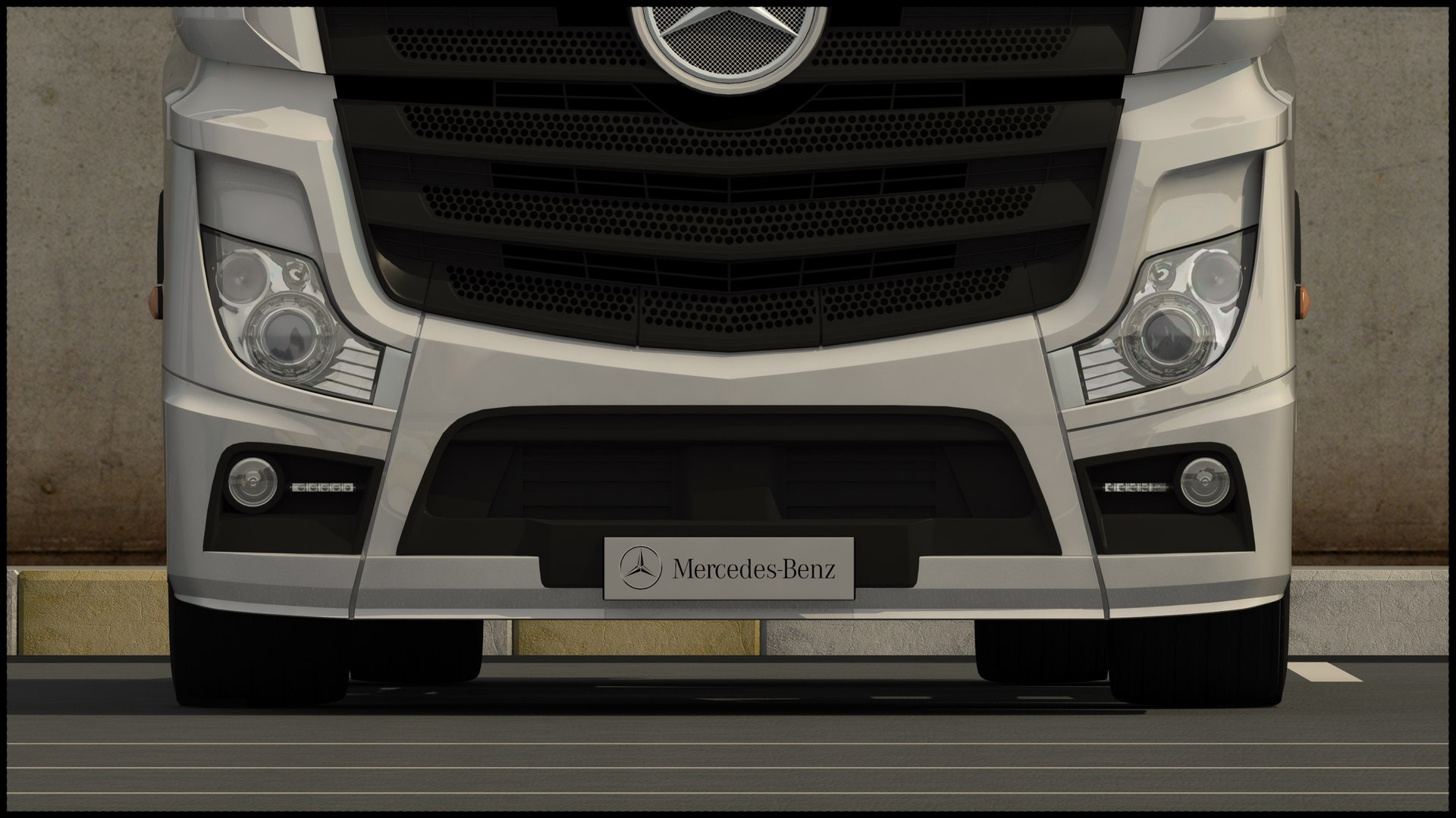 Mercedes Actros Gigaspace 3d Model