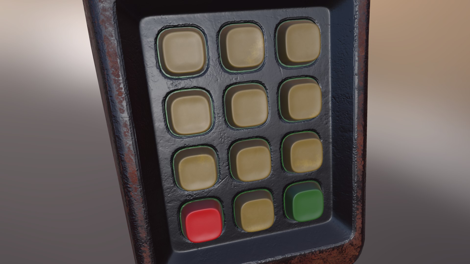 3D Combination Lock V2 - TurboSquid 1878969