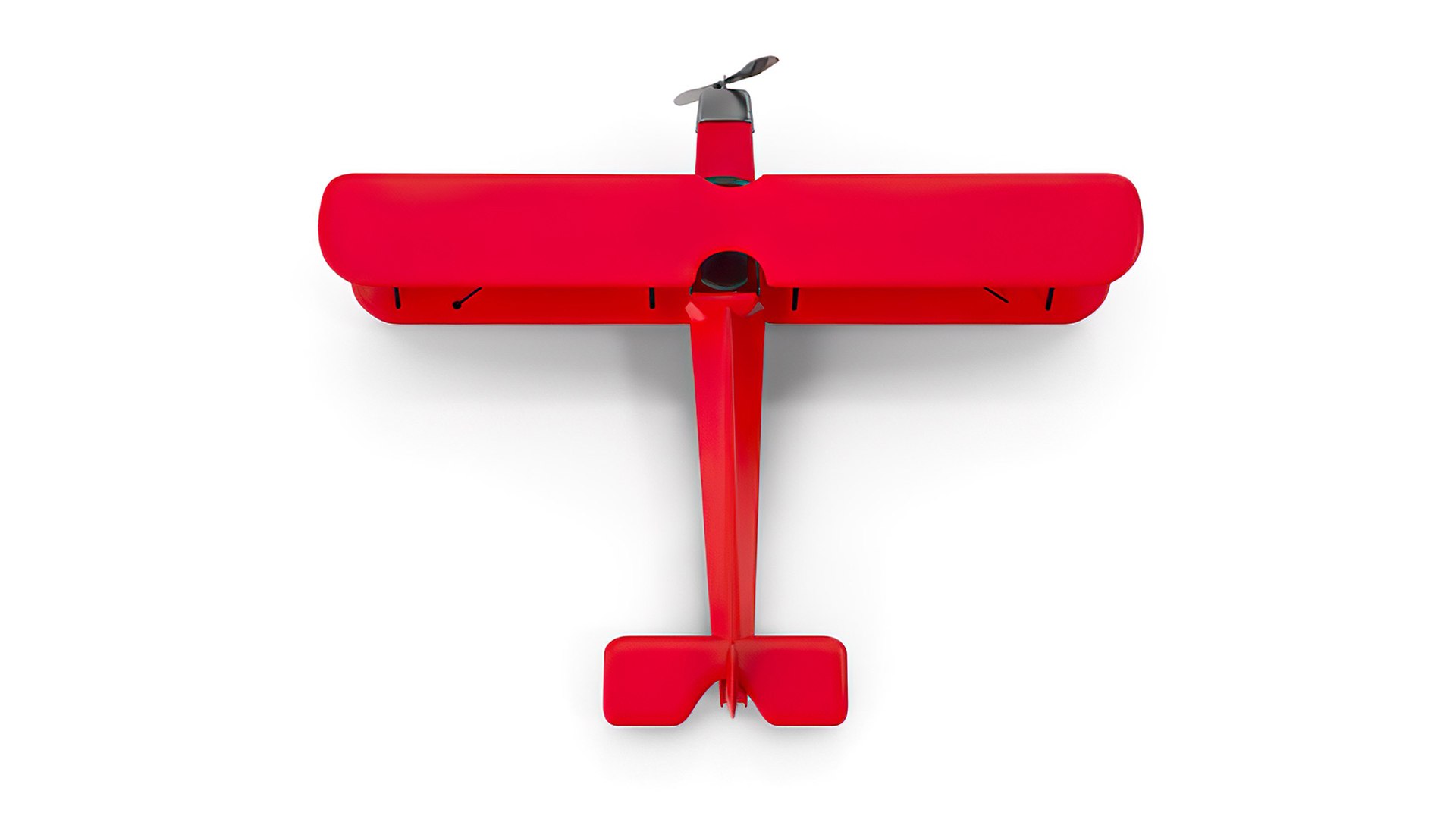Red Retro Airplane 3D model - TurboSquid 2020533