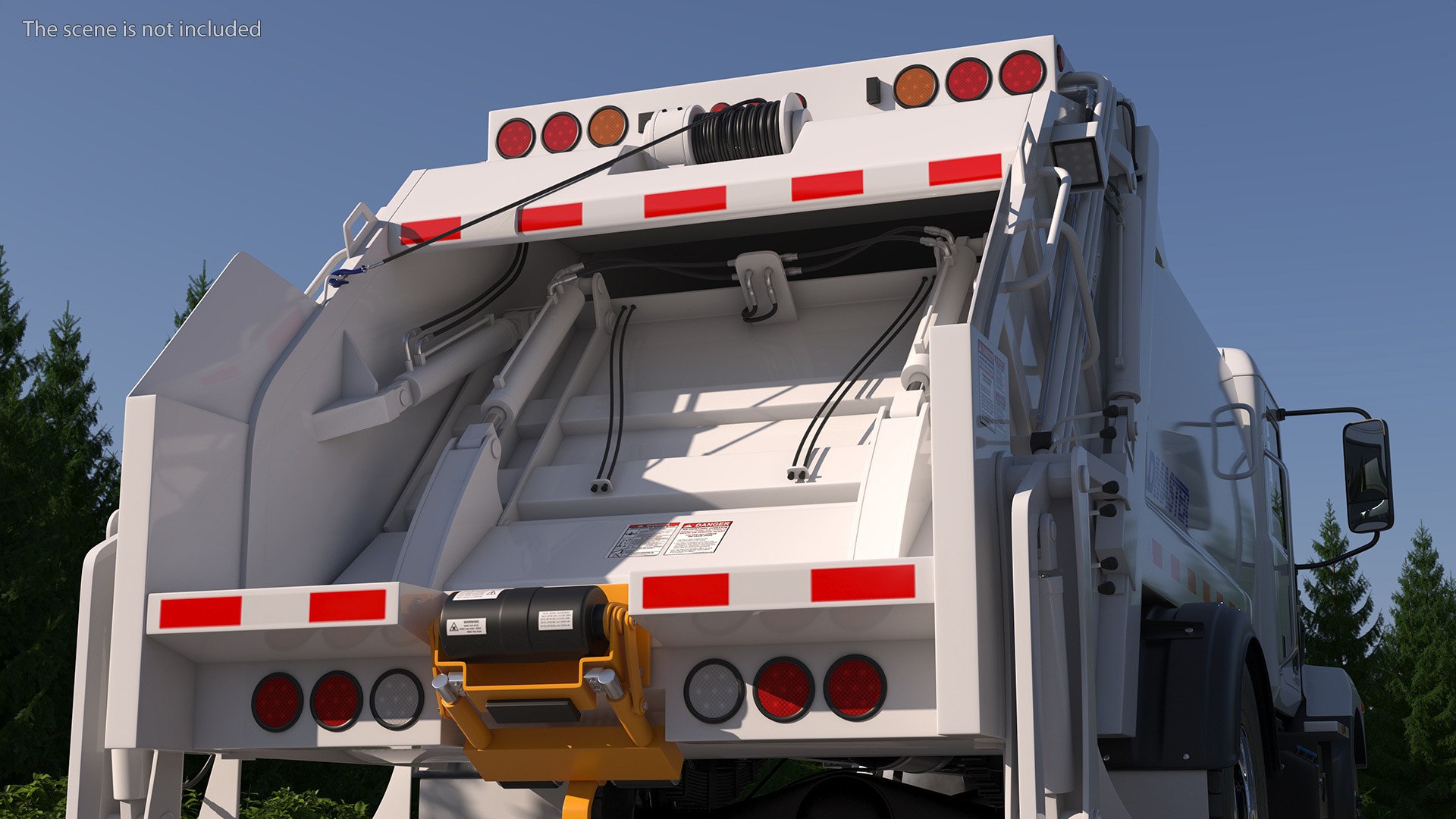 Mack MD6 Medium-Duty Garbage Truck 3D model - TurboSquid 2058206