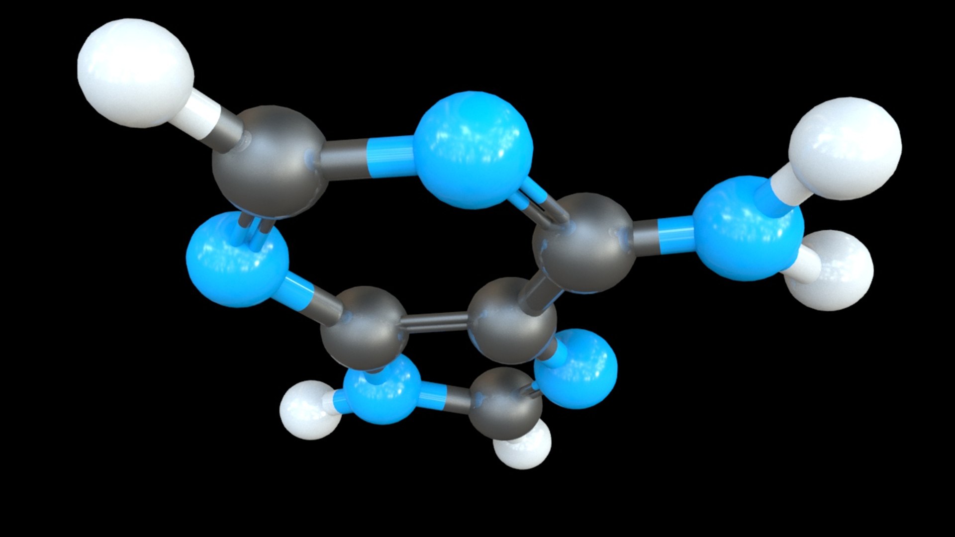 3D Adenine Nucleobase Dna Model | 1146898 | TurboSquid