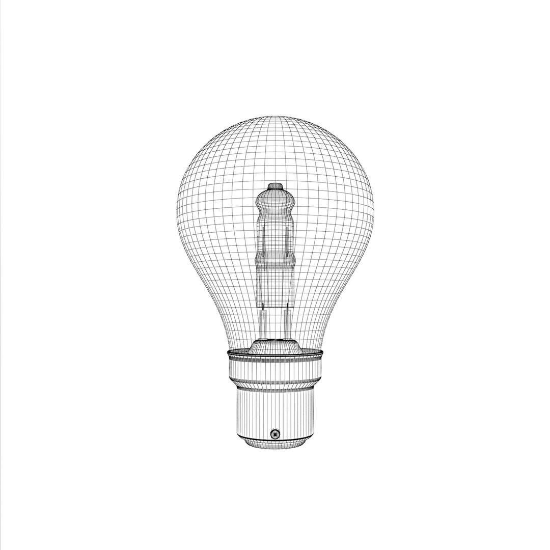 3d light bulb