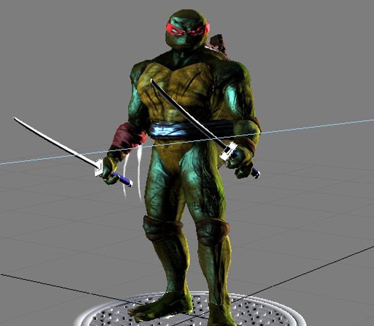 Dark Teenage Mutant Ninja Turtle 3d Max