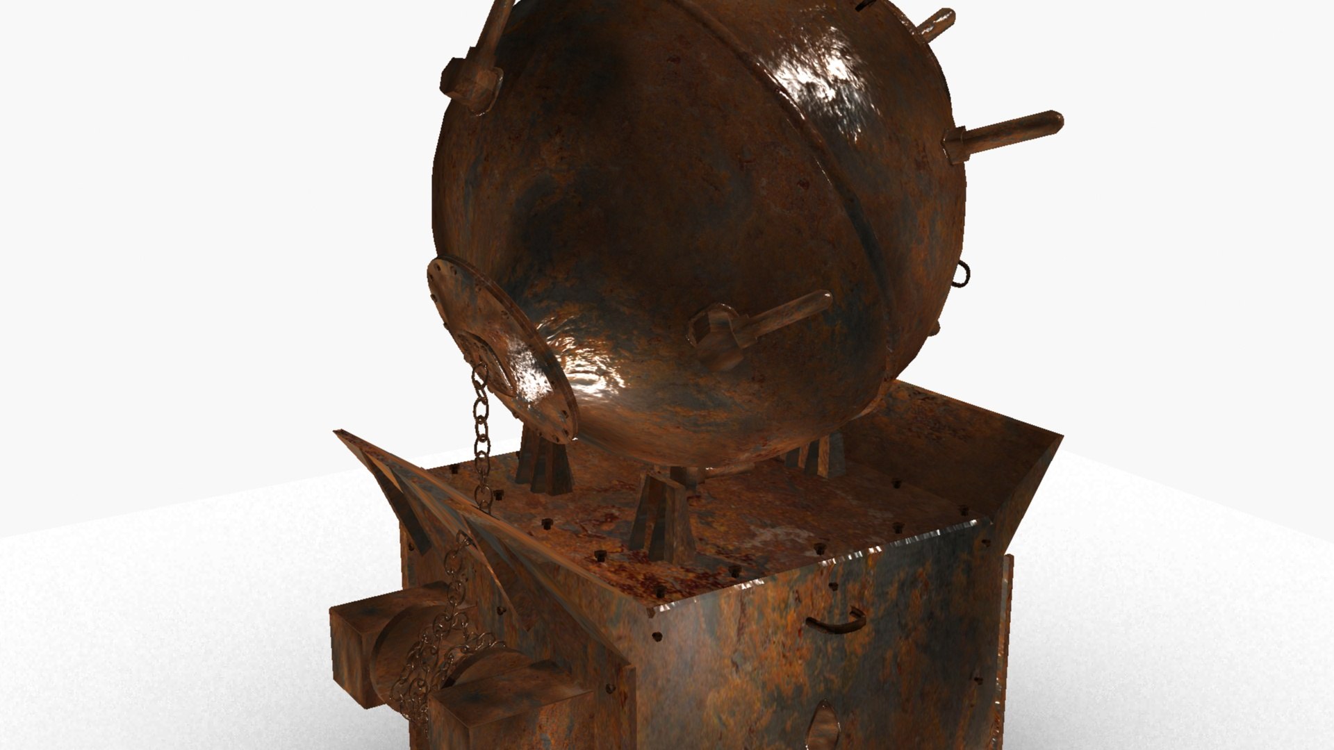 Rusty Sea Mine 3D Model - TurboSquid 1873398