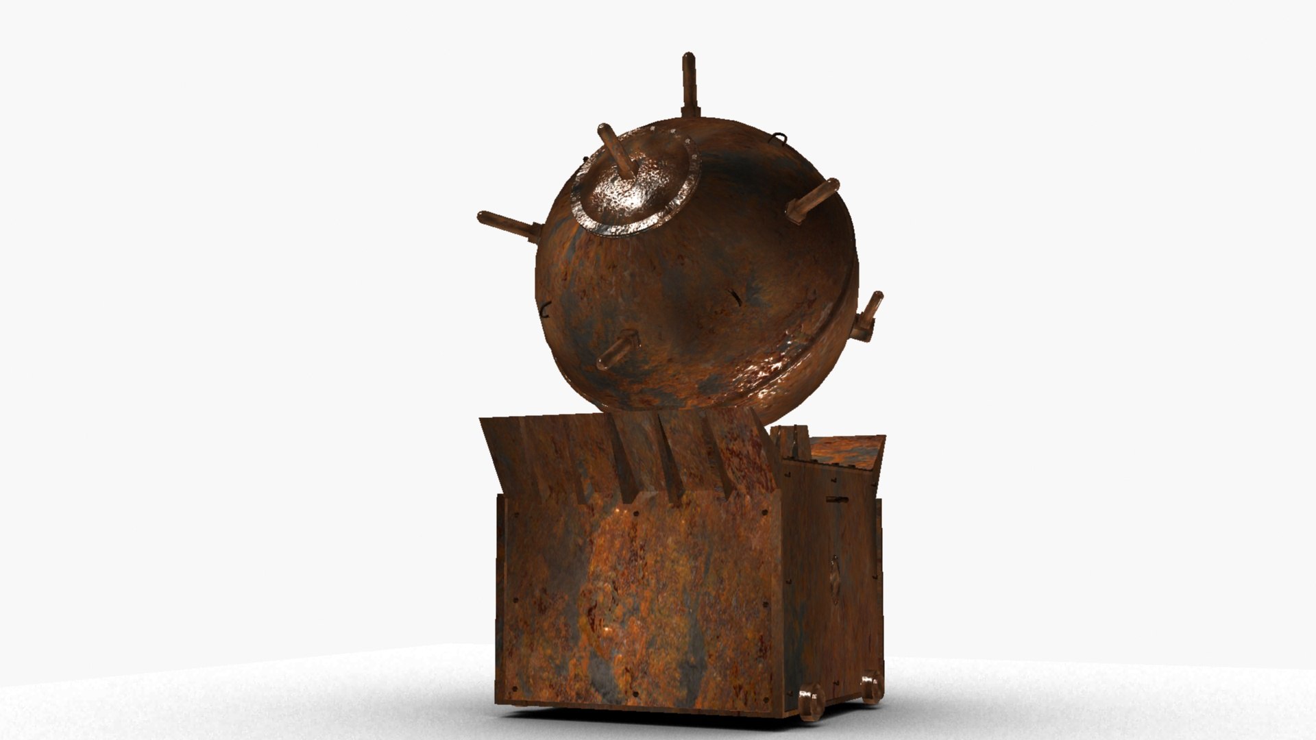 Rusty Sea Mine 3D Model - TurboSquid 1873398