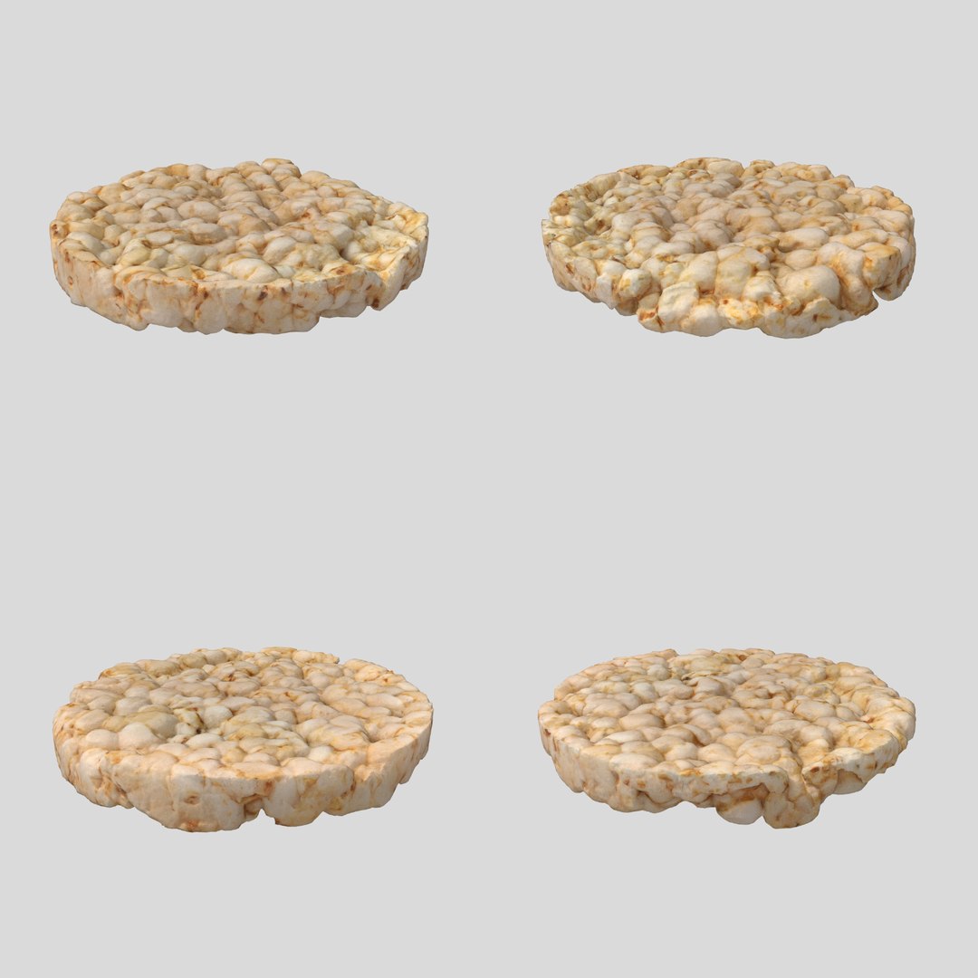 3d model rice cake