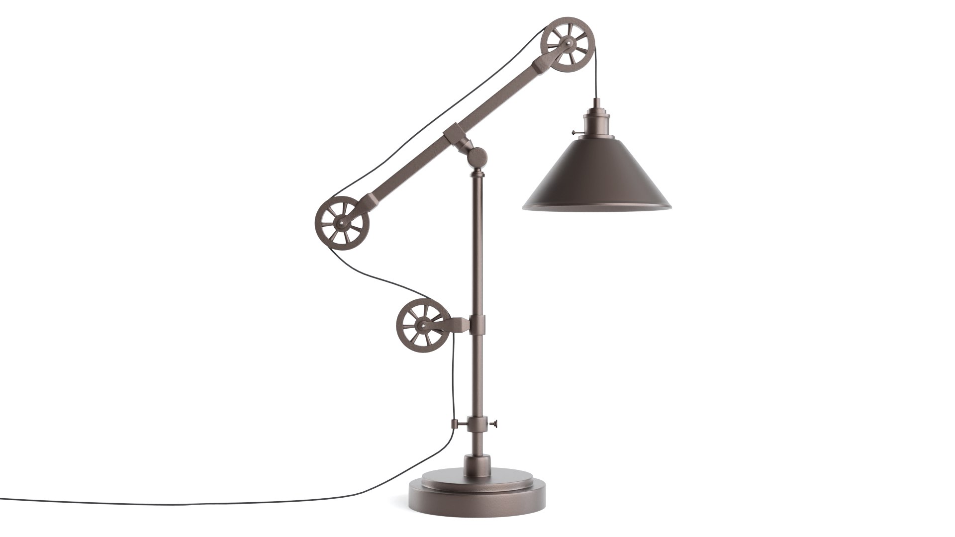 Modern Tube Table Lamps White and Black 3D - TurboSquid 2082813