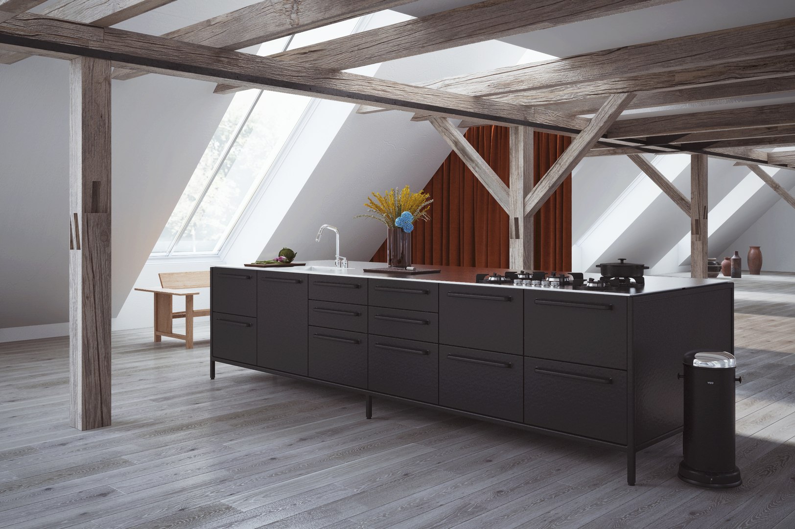 3D Island Module Tall Vipp Model - TurboSquid 1366247