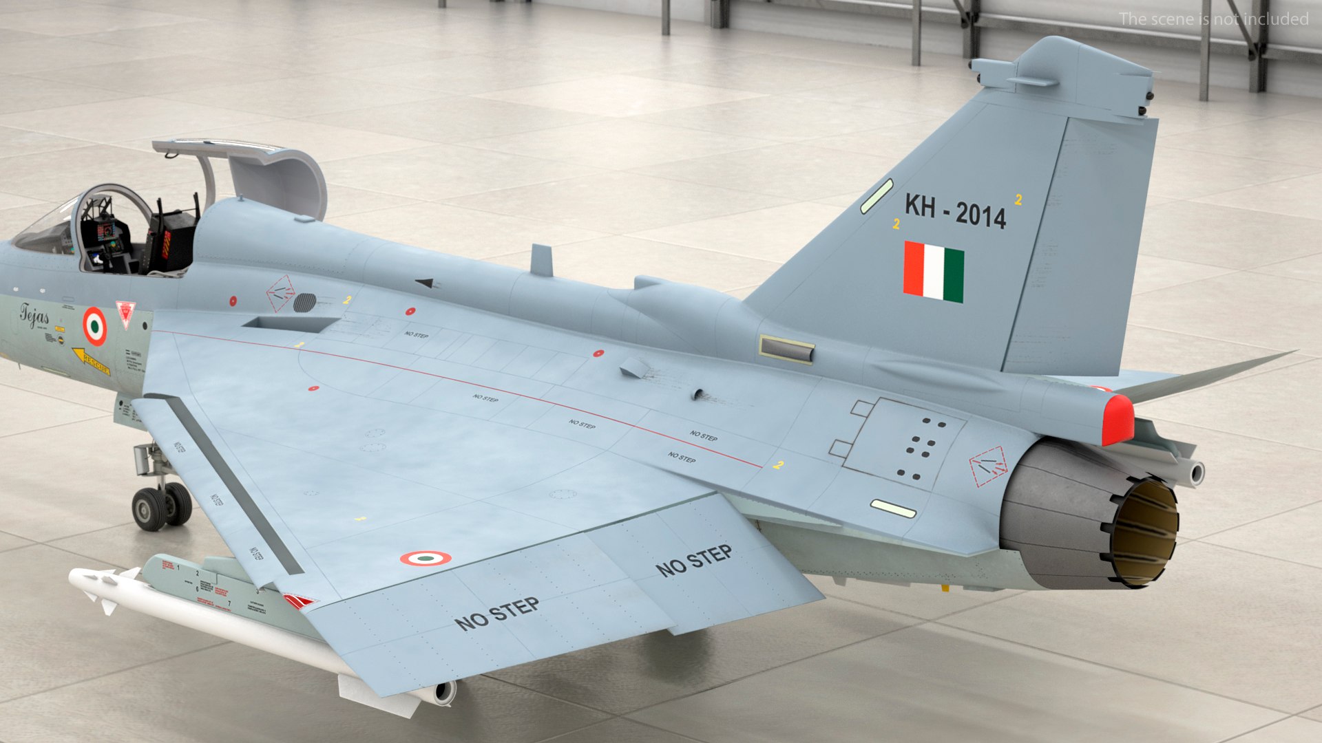 HAL Tejas Multirole Light Fighter Rigged 3D model - TurboSquid 1770162