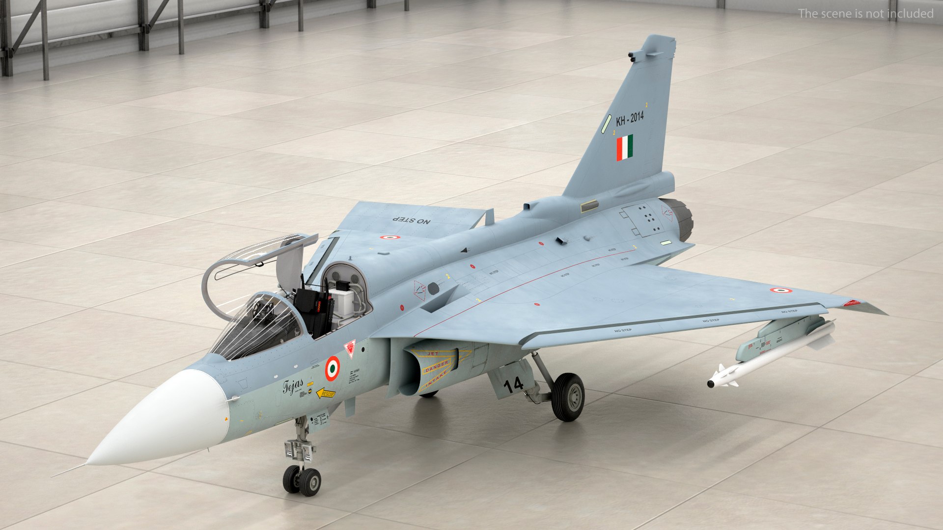 HAL Tejas Multirole Light Fighter Rigged 3D model - TurboSquid 1770162