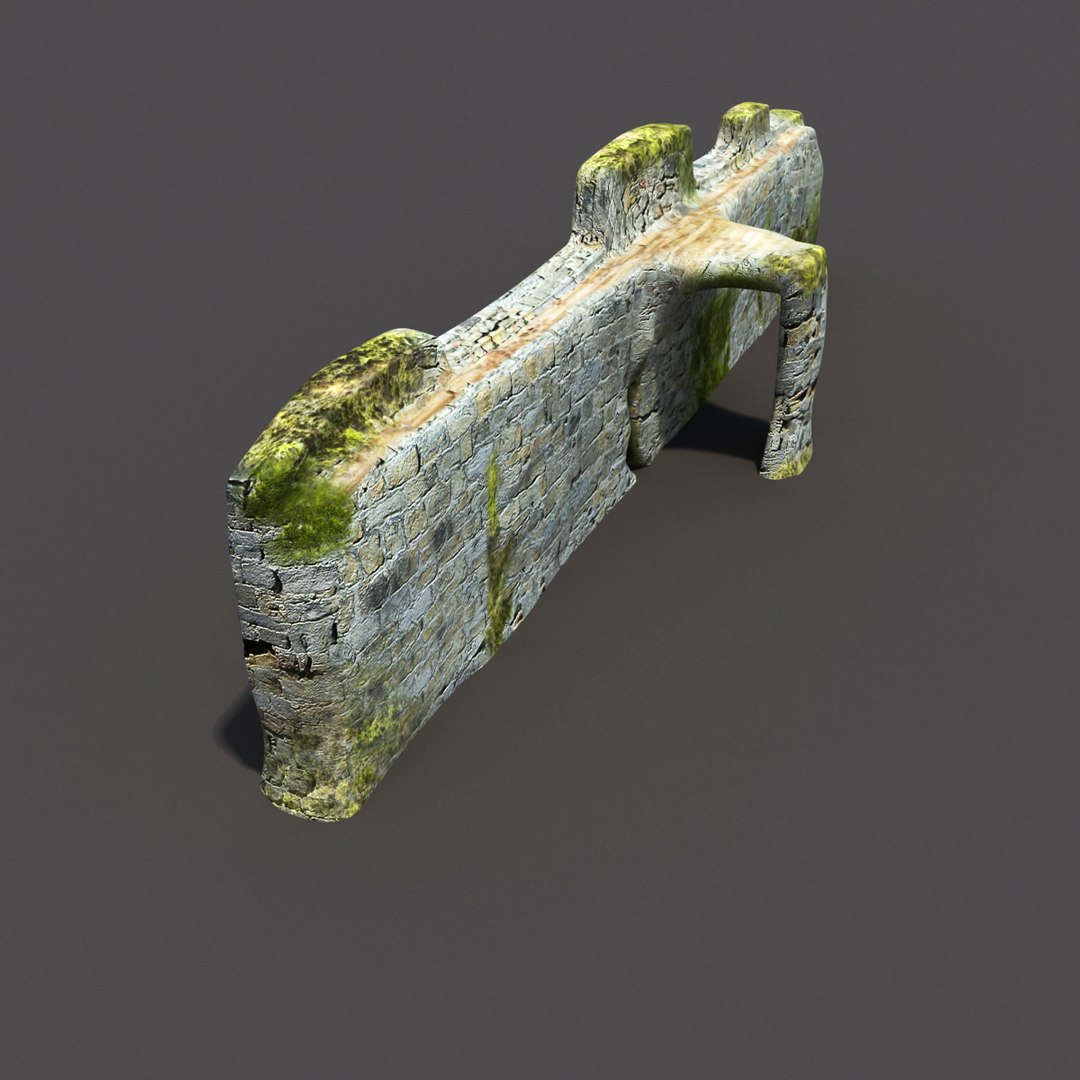 3ds Max English Castle Ruin