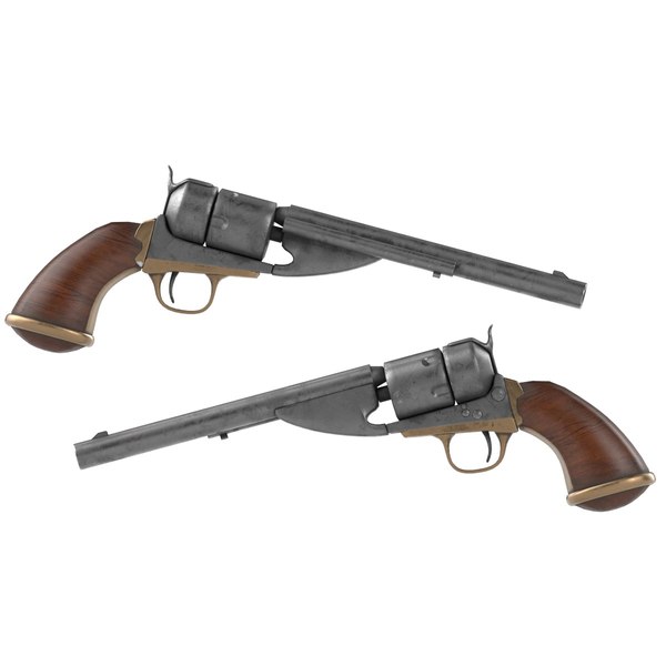 3D Outlaw Revolver - TurboSquid 1939278