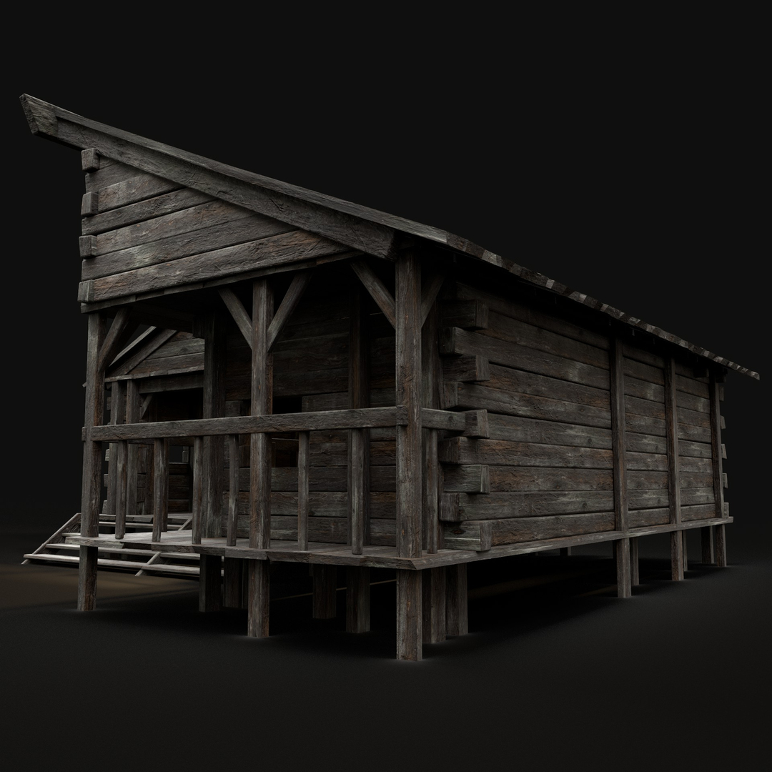 Medieval industrial building 3D model - TurboSquid 1682307