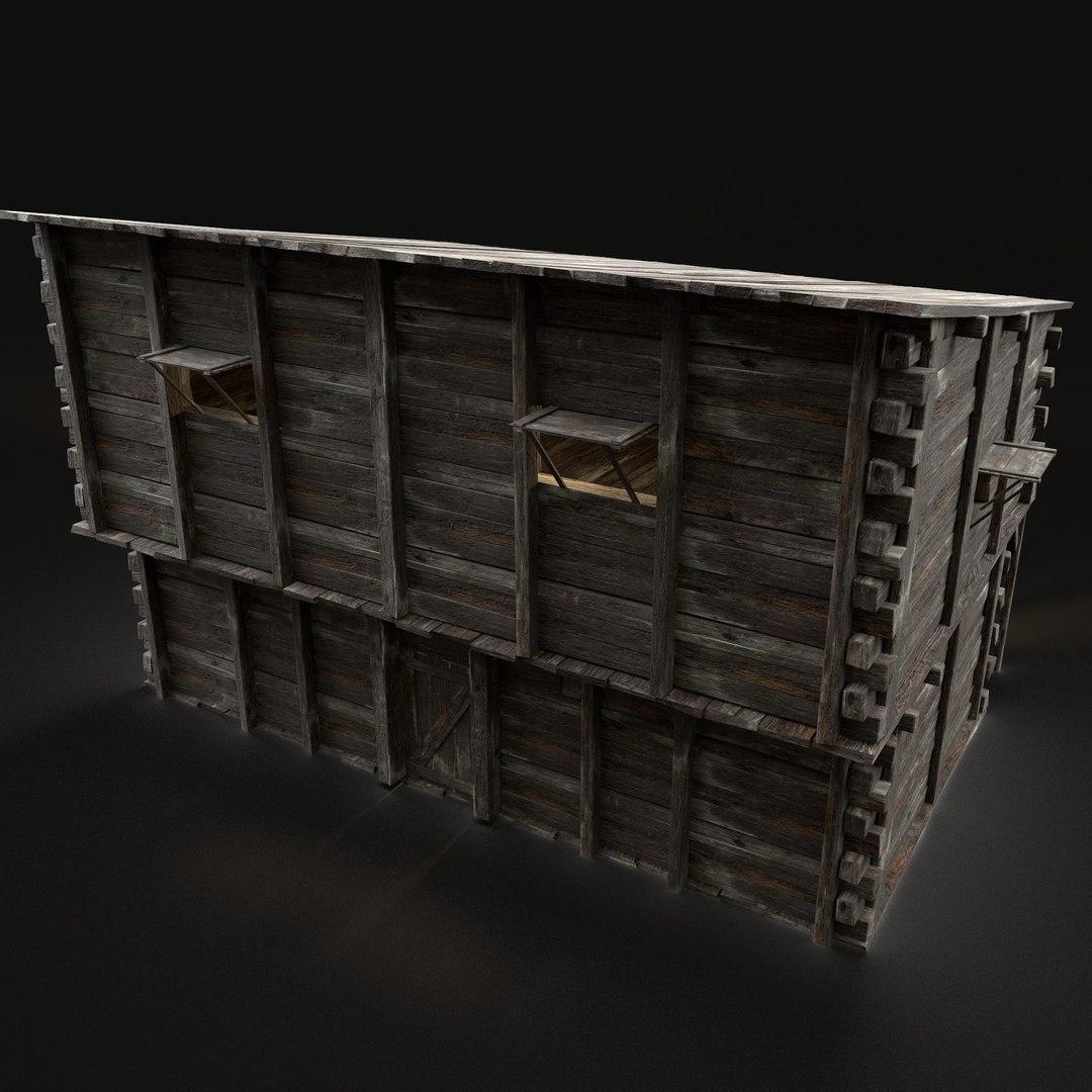 Medieval Industrial Building 3D Model - TurboSquid 1682307