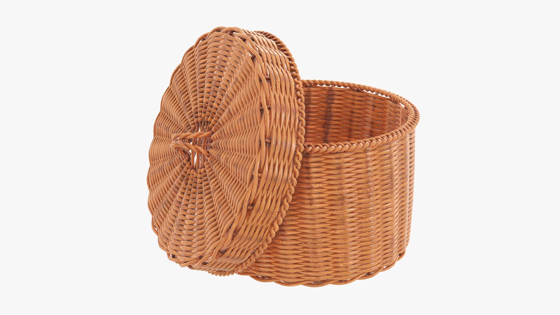 Wicker Box 3D Model - TurboSquid 1628792