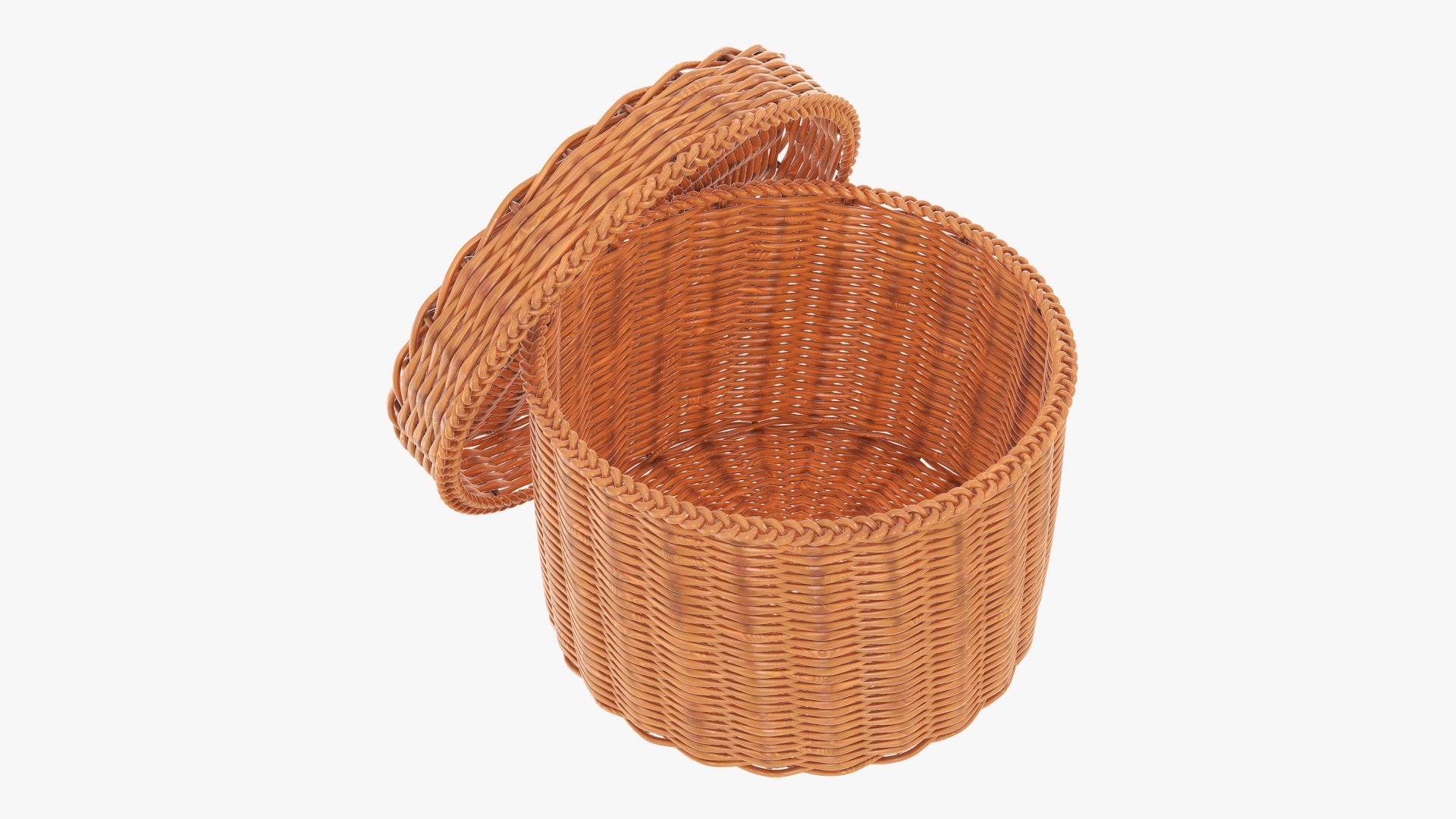 Wicker Box 3D Model - TurboSquid 1628792