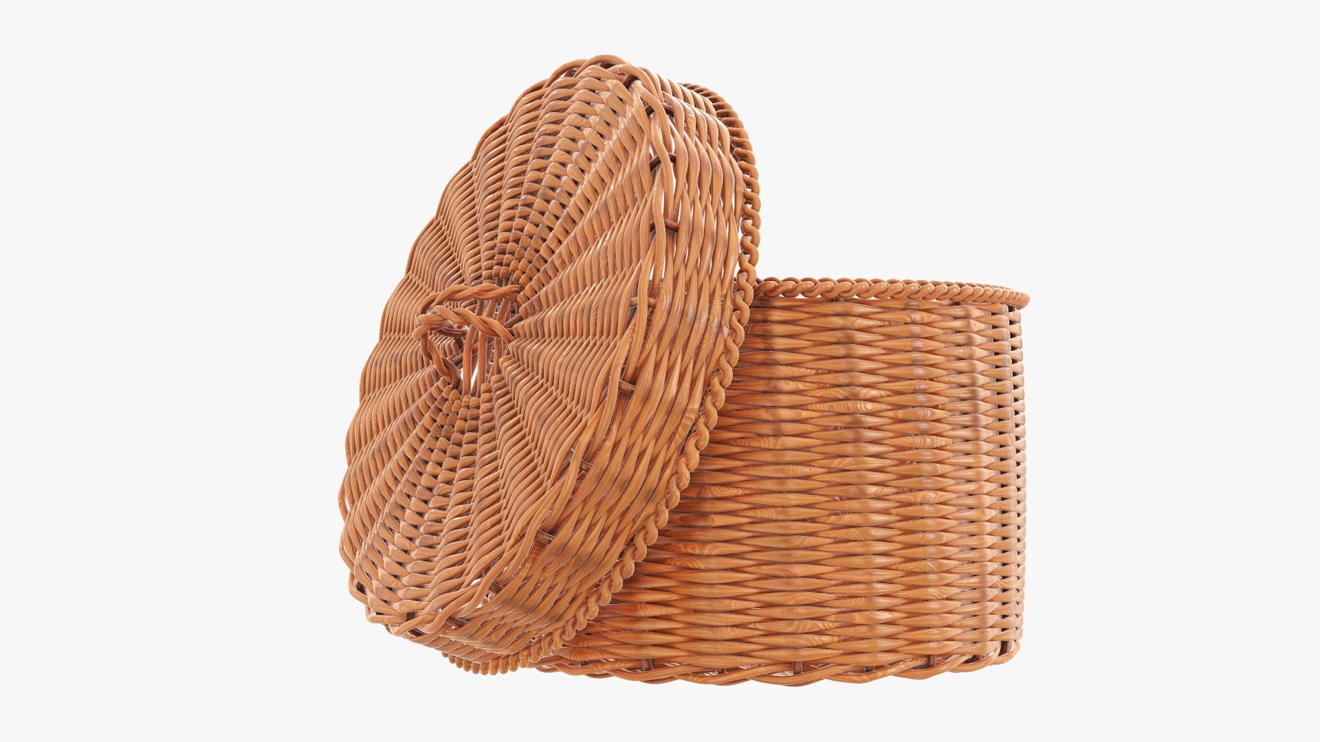 Wicker Box 3D Model - TurboSquid 1628792