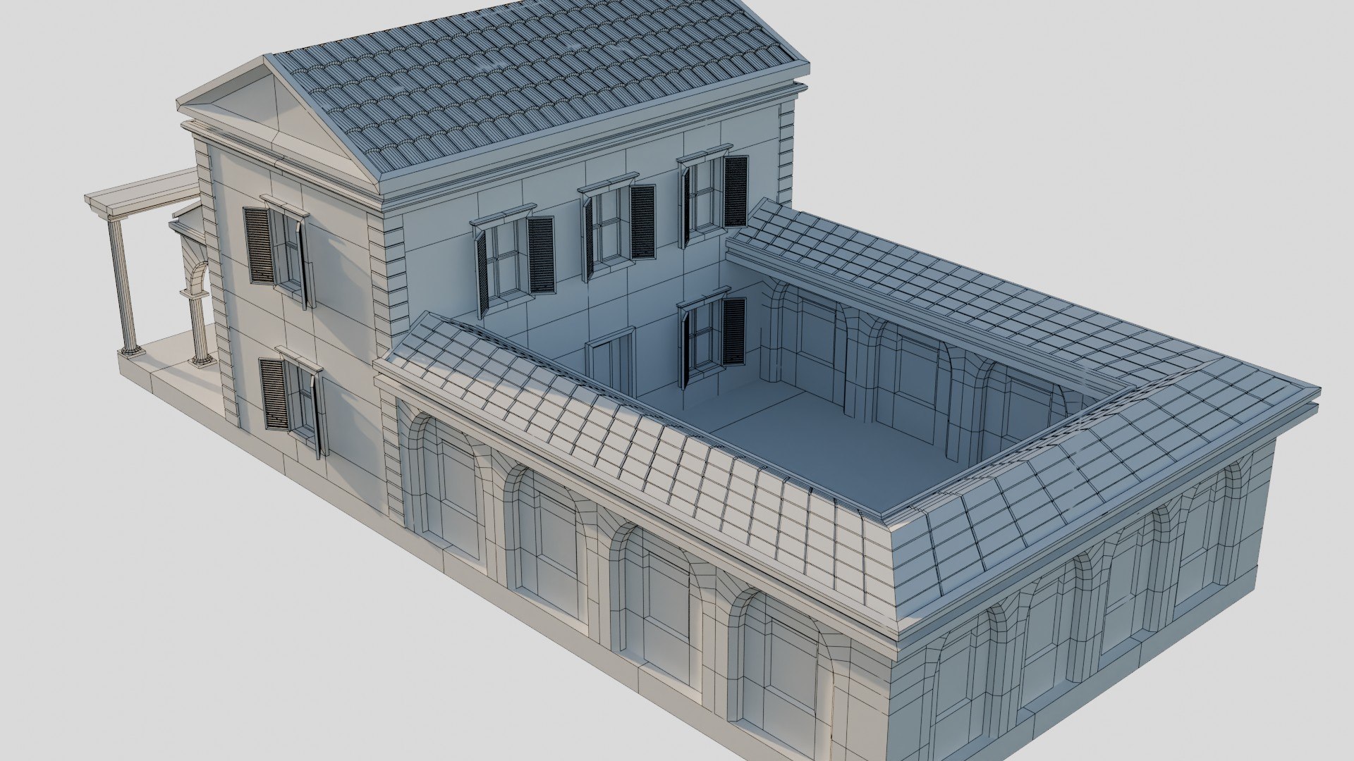 Ancient Roman House 01 Model - TurboSquid 2189208