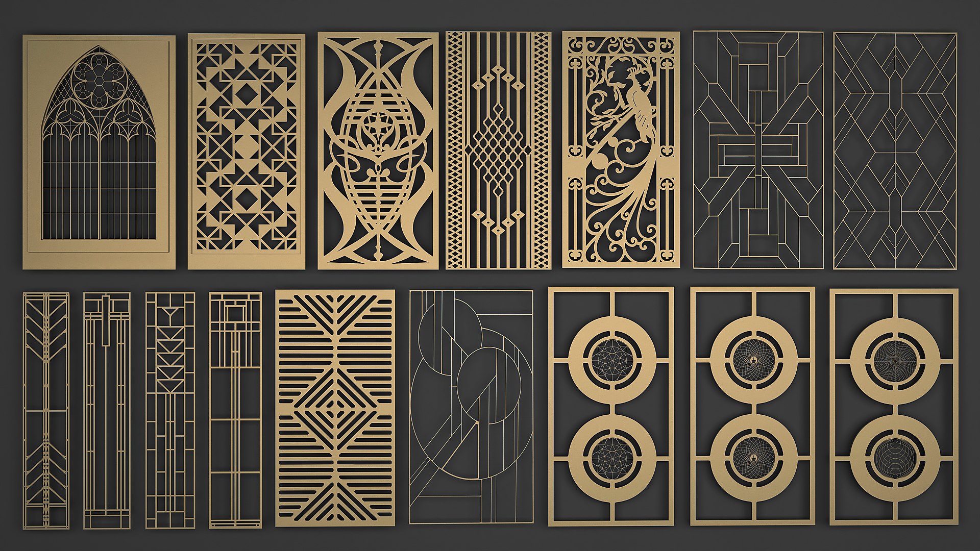 Decorative Panel 5 3D - TurboSquid 1940526