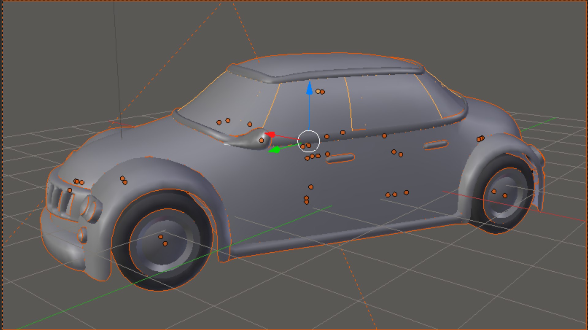 3D Popo Red Car - TurboSquid 1572297