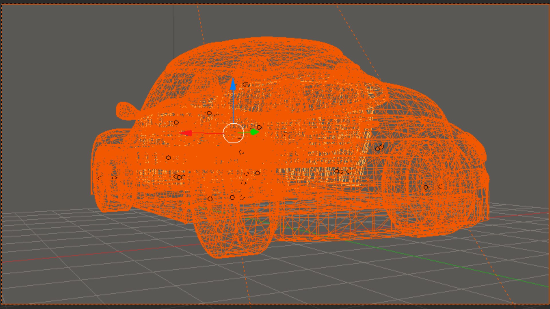 3D Popo Red Car - TurboSquid 1572297