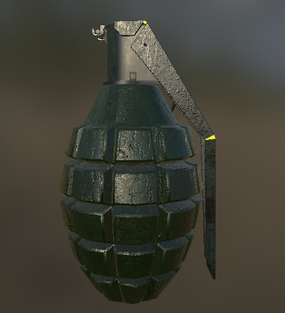 3d model grenade