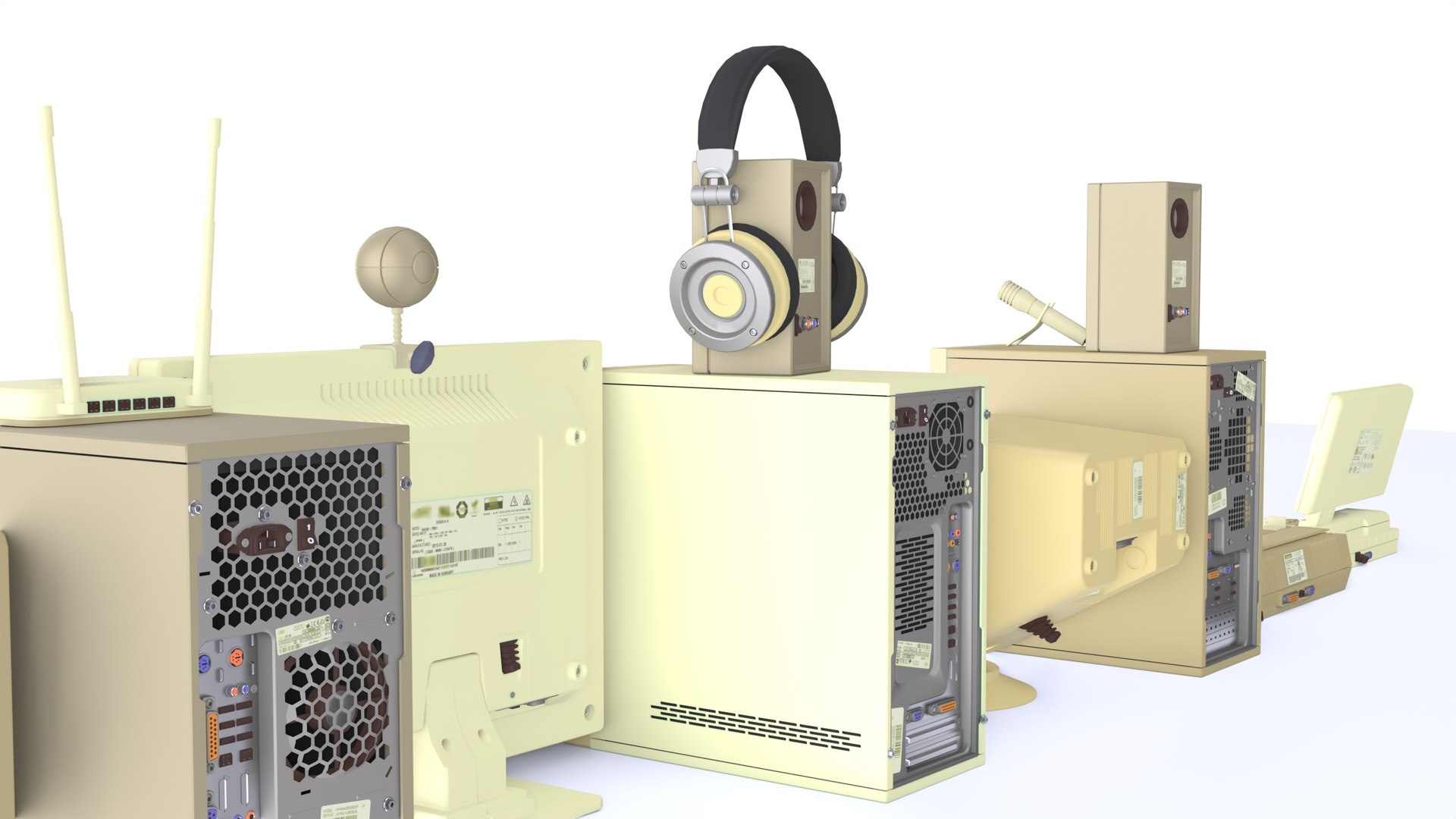 Retro Computers 3D Model - TurboSquid 2182639