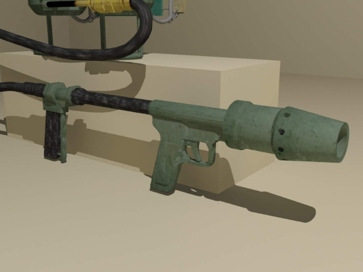 portable flame thrower 3d model