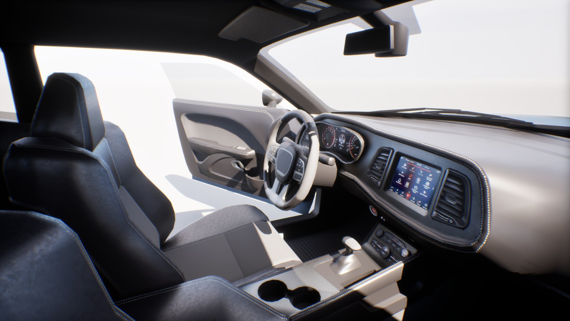 3D Muscle Car 2 - Game Ready Vehicle - TurboSquid 2399945