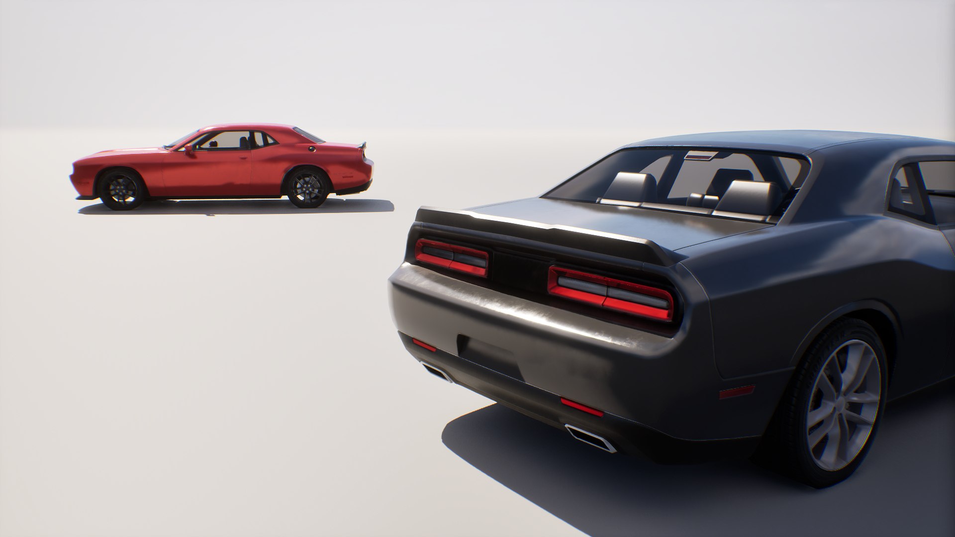 3D Muscle Car 2 - Game Ready Vehicle - TurboSquid 2399945