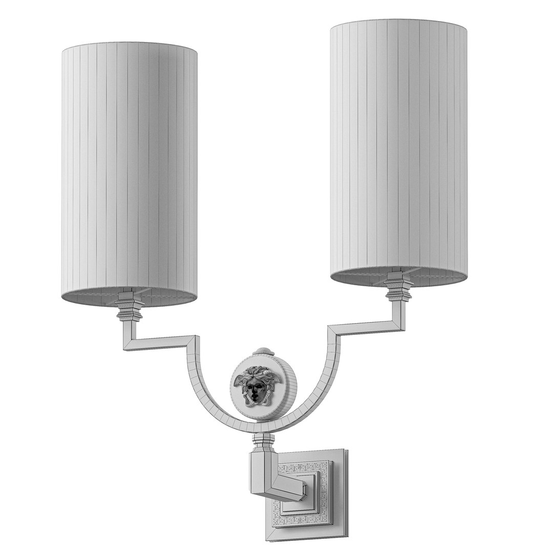 Versace Home Via Gesu Wall Lamp 3D model - TurboSquid 2110993