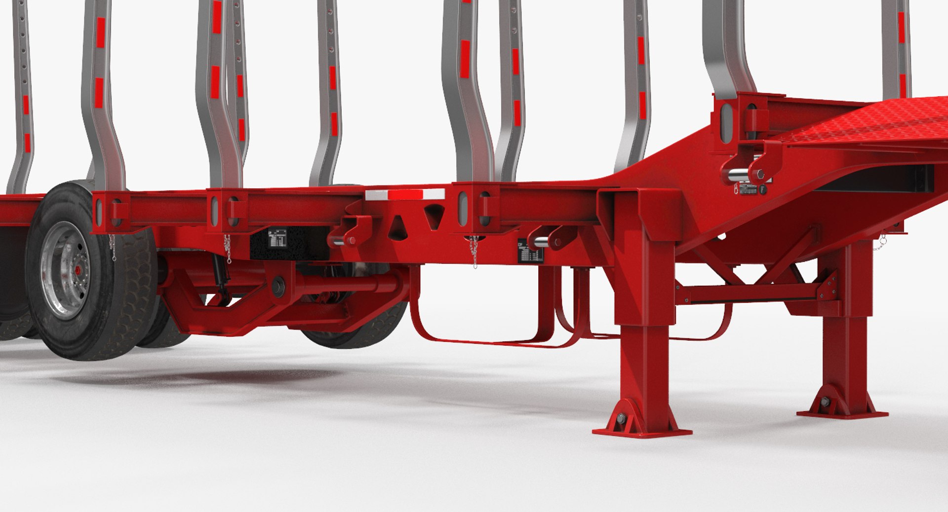 Logging Trailer Manac 3D Model - TurboSquid 1418637