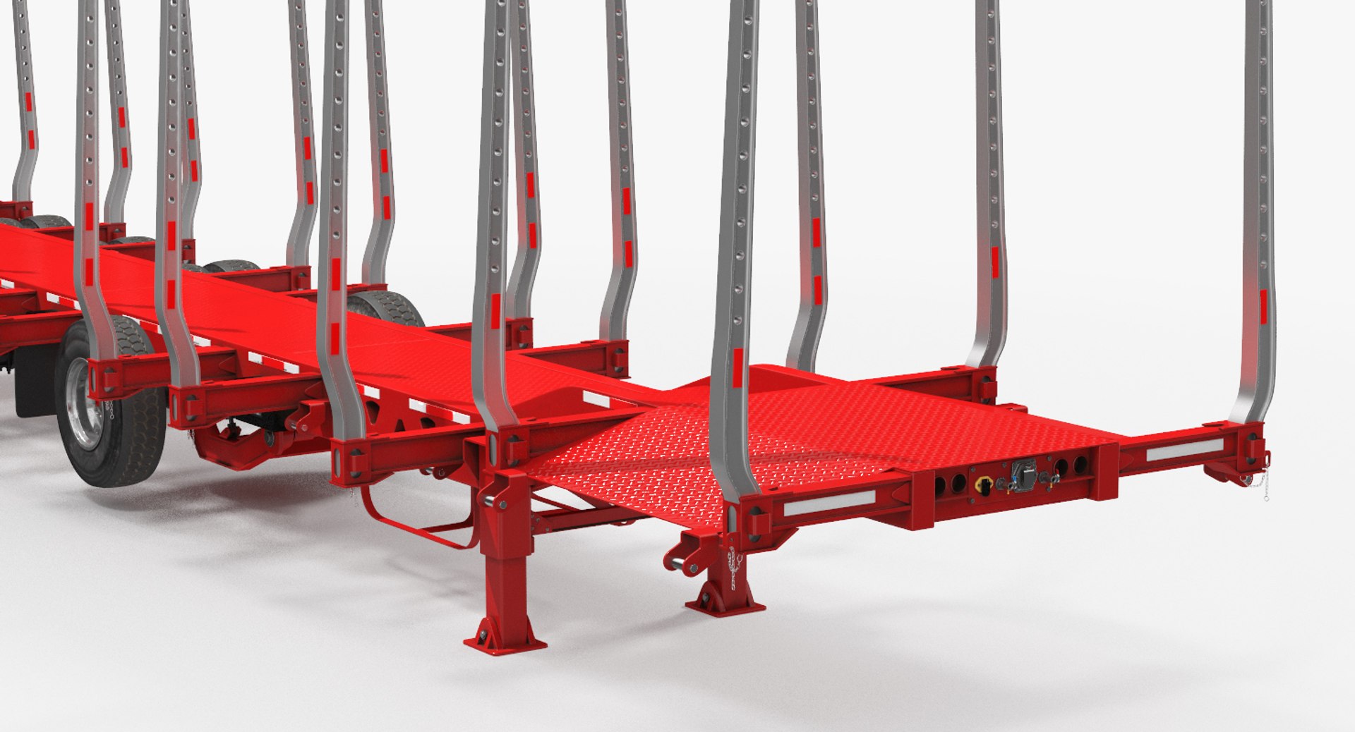 Logging Trailer Manac 3D Model - TurboSquid 1418637