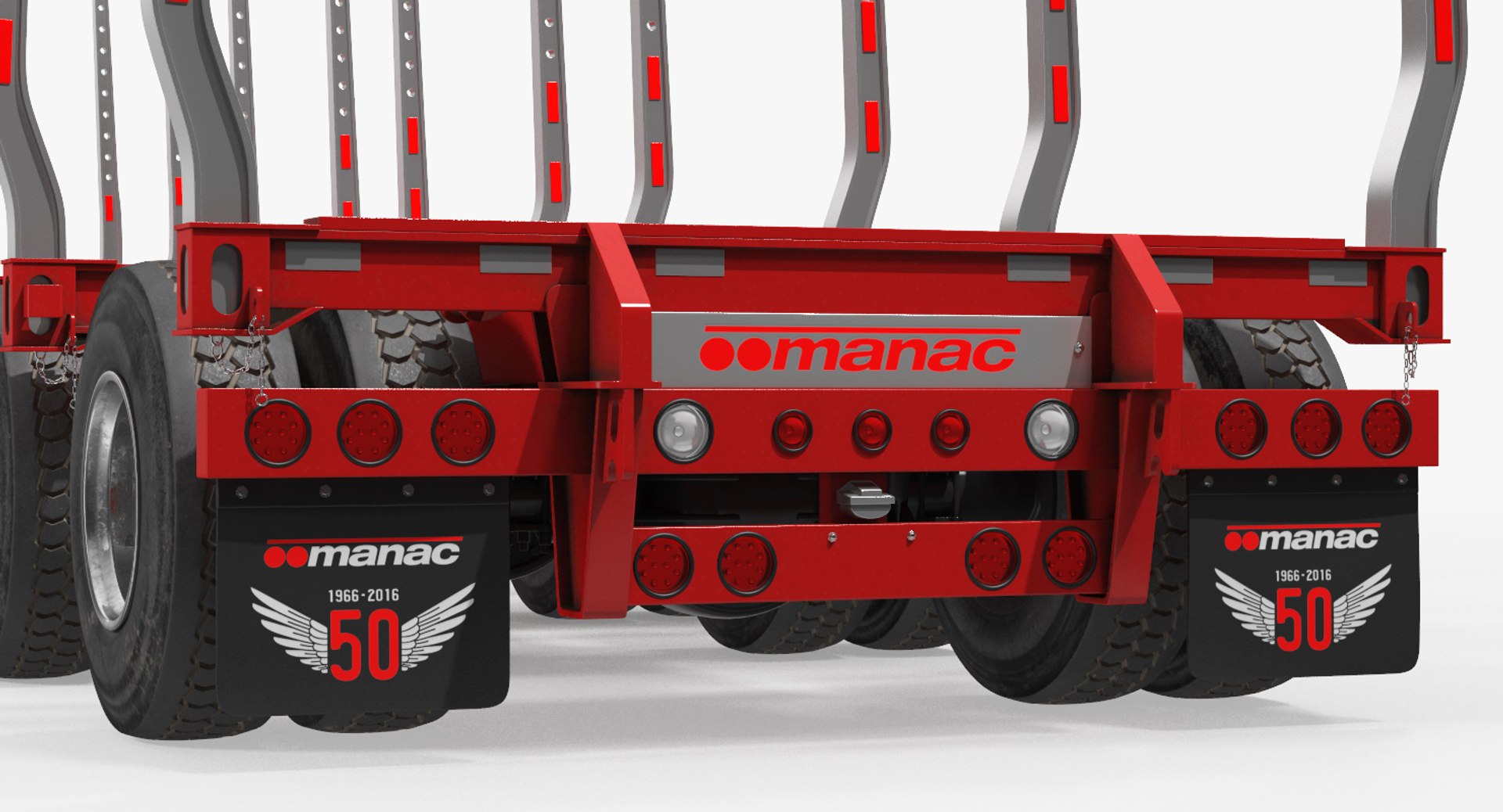 Logging Trailer Manac 3D Model - TurboSquid 1418637