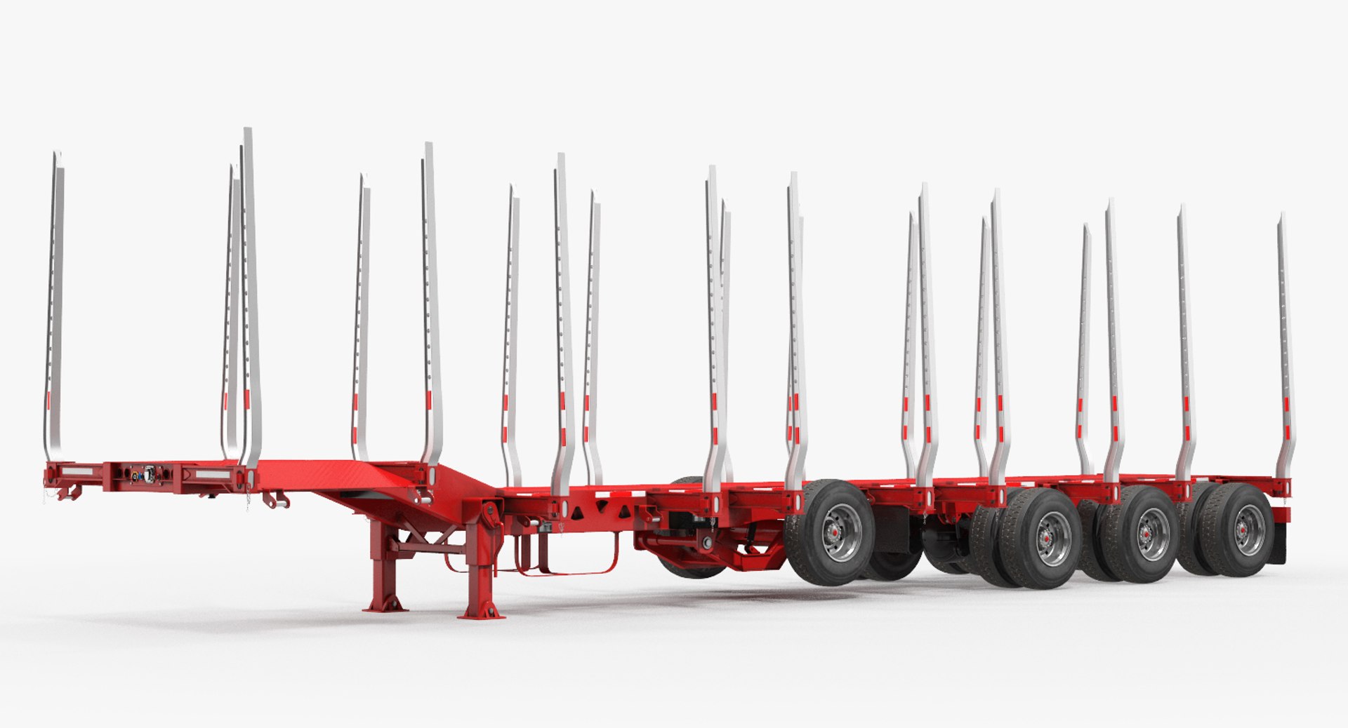 Logging Trailer Manac 3D Model - TurboSquid 1418637